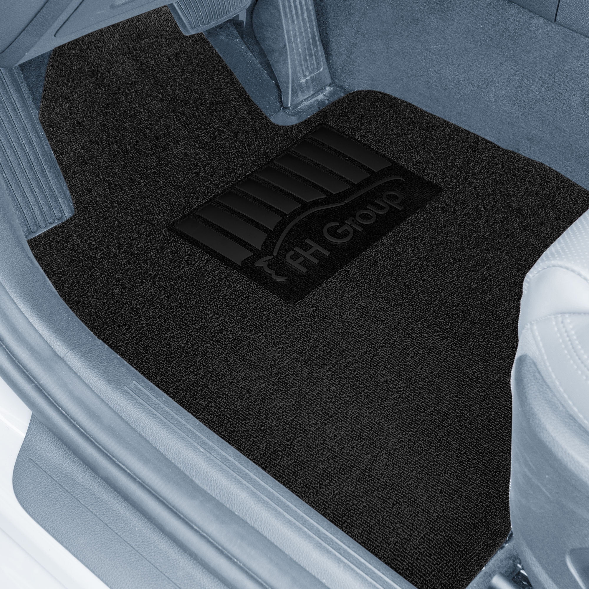 FH Group Universal car floor mats trim to fit Heavy Duty Do It Yourself ...