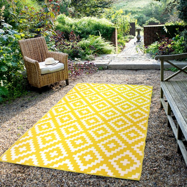 FH Home Outdoor Rug - Waterproof, Fade Resistant - Recycled Plastic ...
