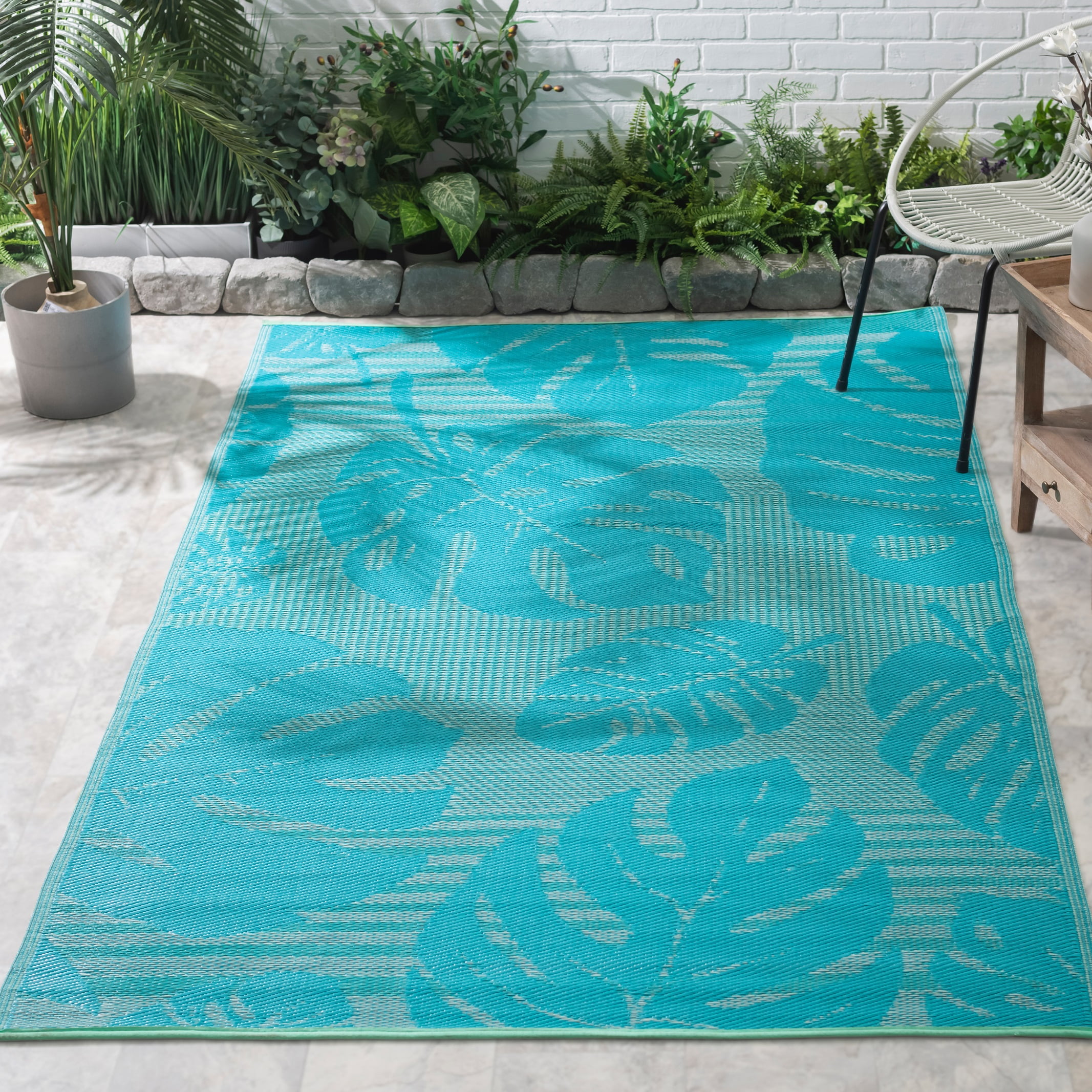 FH Home Outdoor Rug - Waterproof, Fade Resistant, Reversible - Premium ...