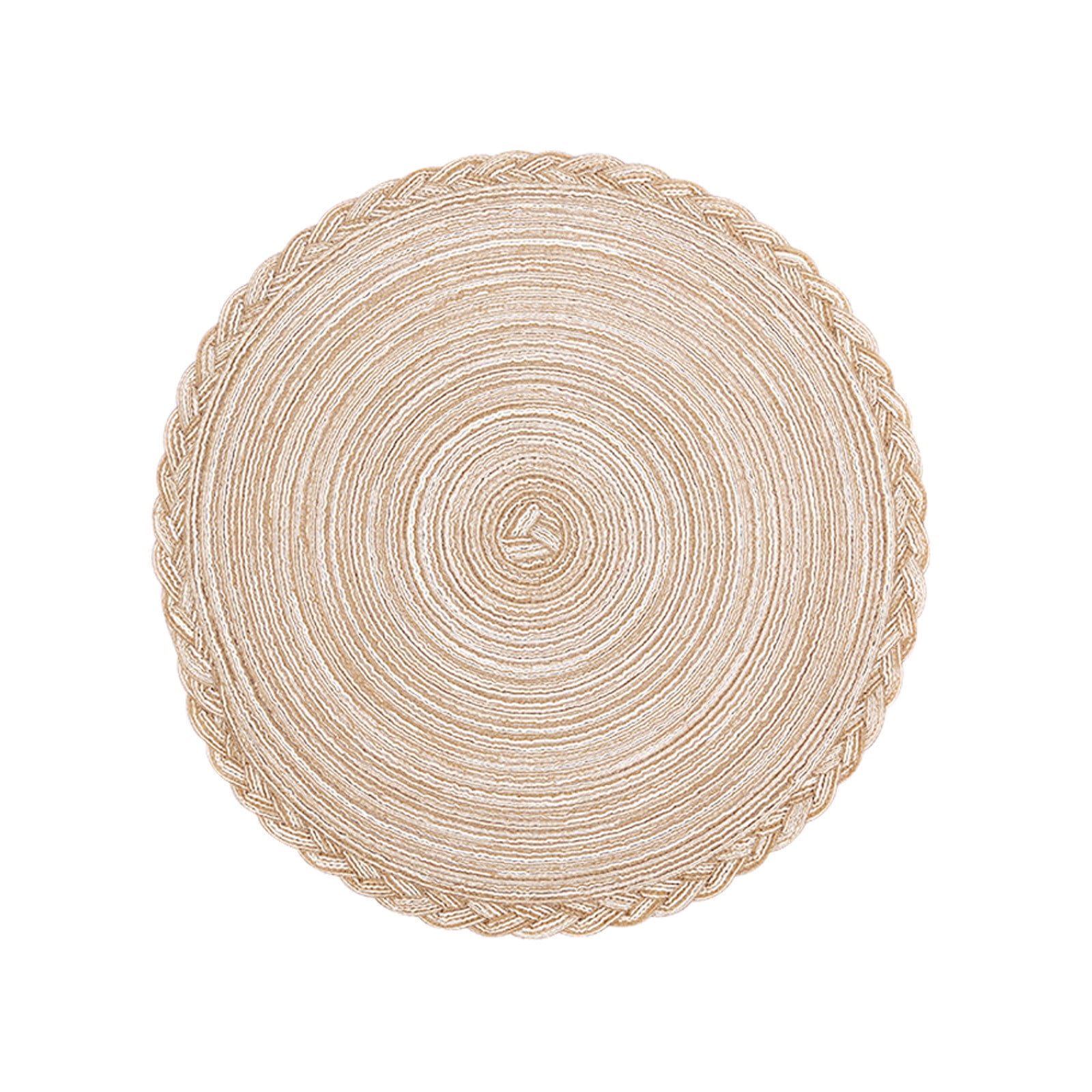 FHBVT 7 Inch Ramie Yarn Dining Table Mat Heat Insulation Pad Waterproof ...