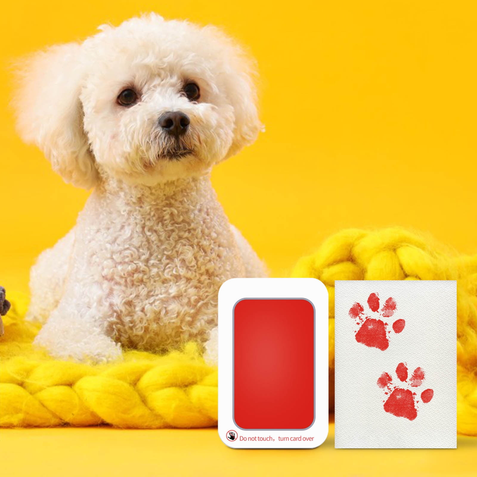 FHBVT Baby Mess-Free Handprint Footprint Ink Pad Non-Toxic Cleanable ...