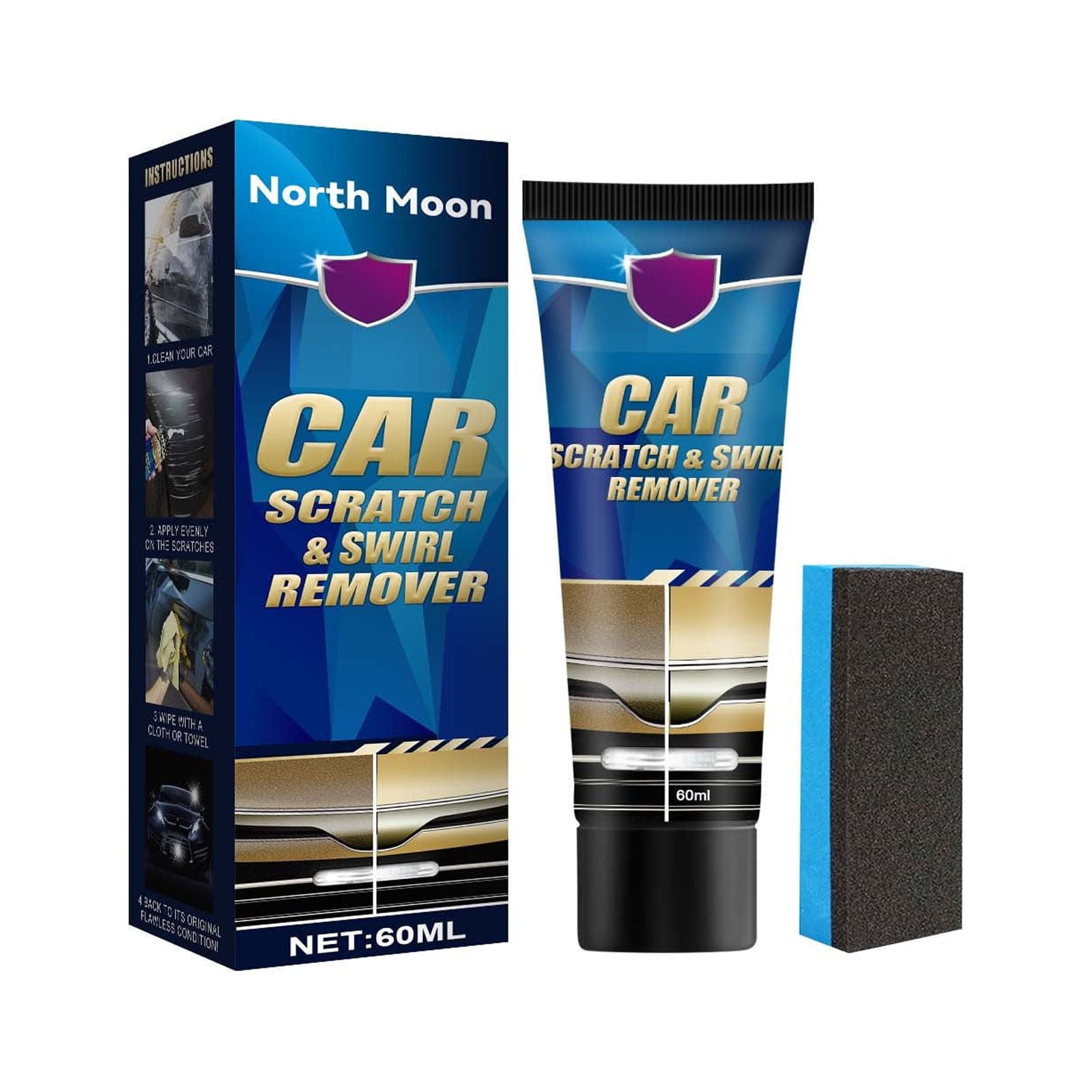 FHBVT Car Scratch Repair Polishing Cream, Swirl Remover, Instant Gloss ...