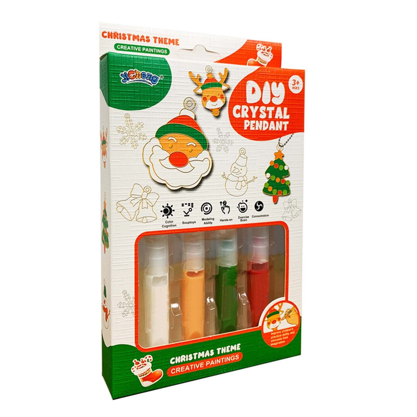 FHBVT DIY Crystal Paint Arts Crafts Set 3D Baking Graffiti Coloring ...