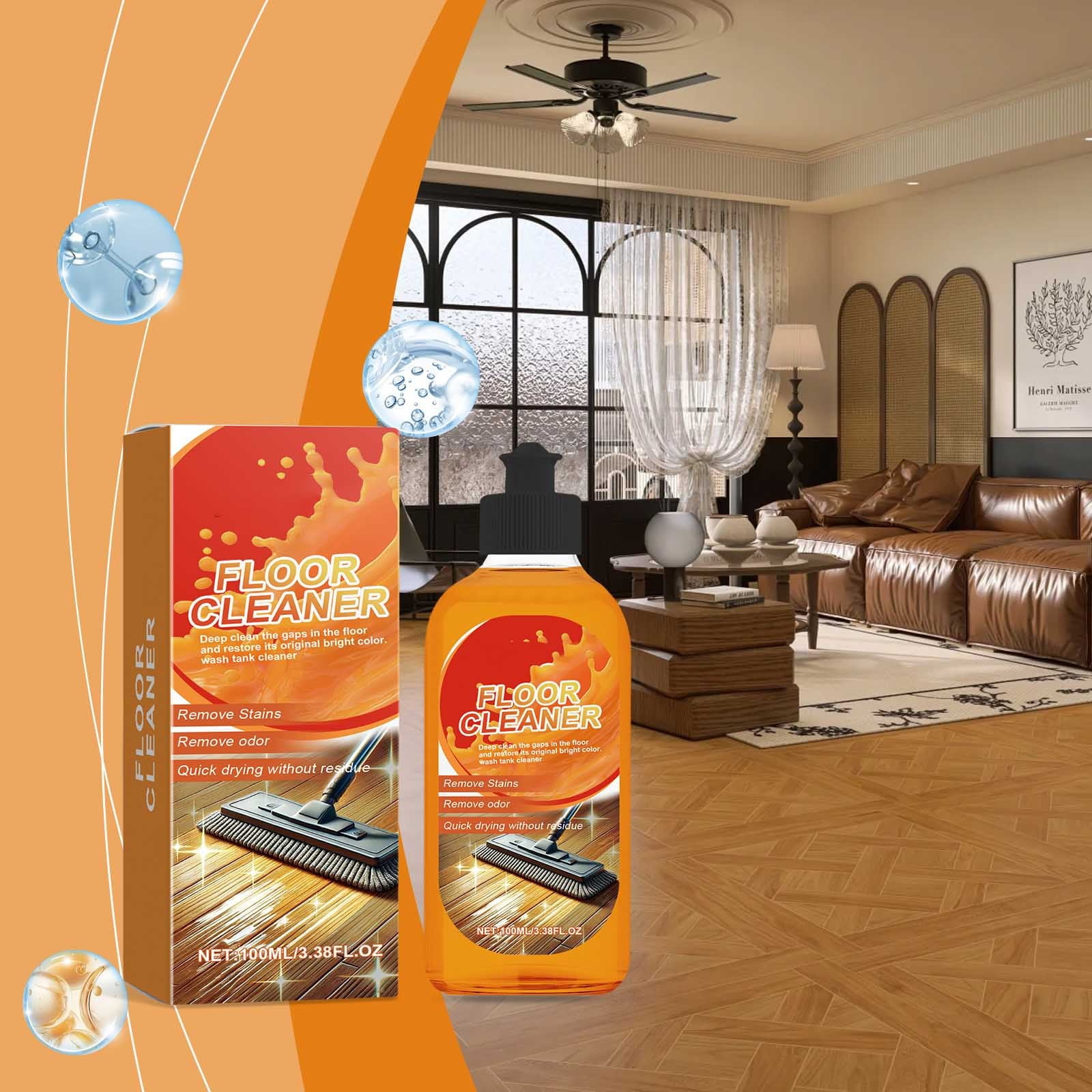 FHBVT Floor Cleaner Deep Cleaning Solution Hardwood Floor Tile Cleaner ...