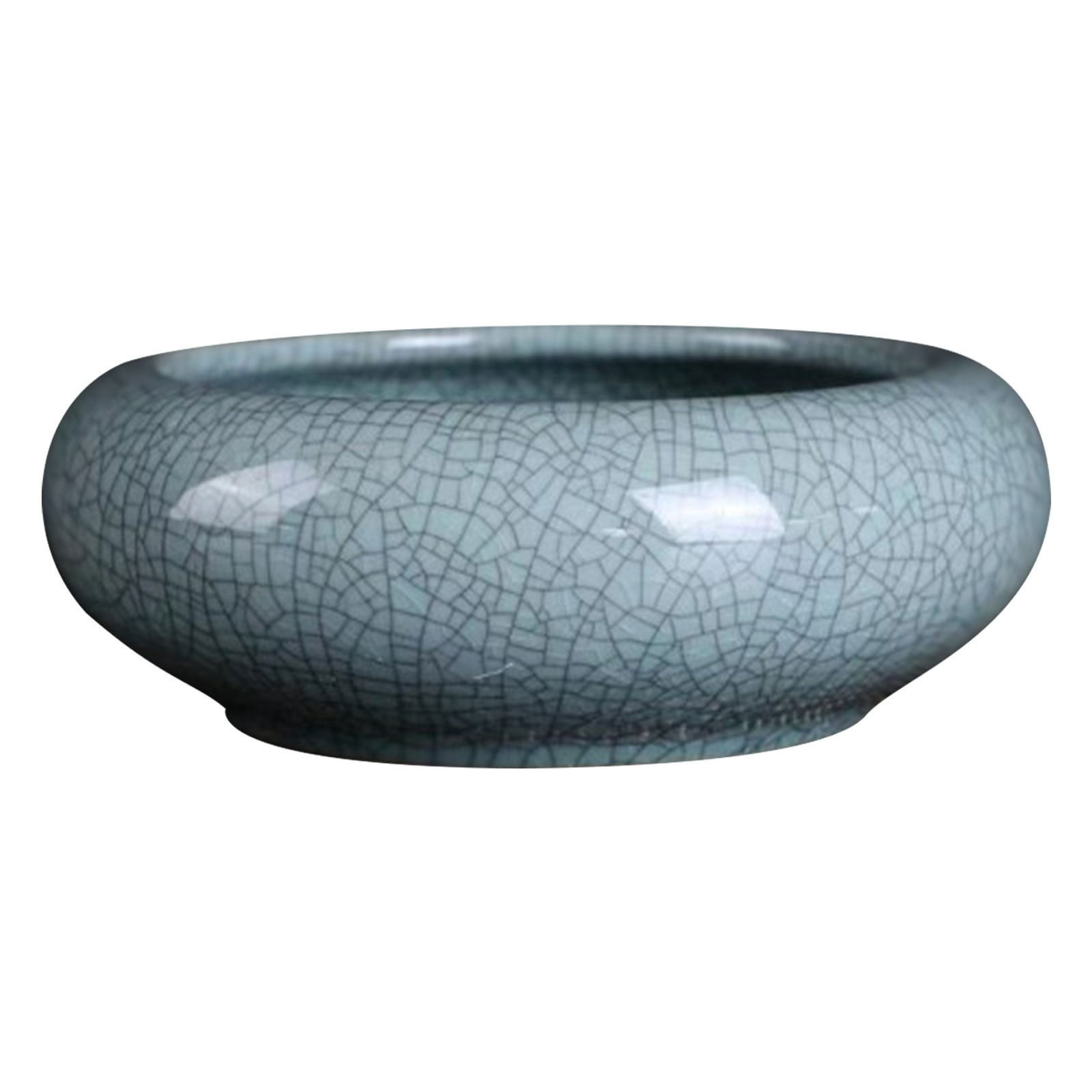 FHBVT Large Round Ceramic Hydroponic Flower Pot No Holes for Water ...