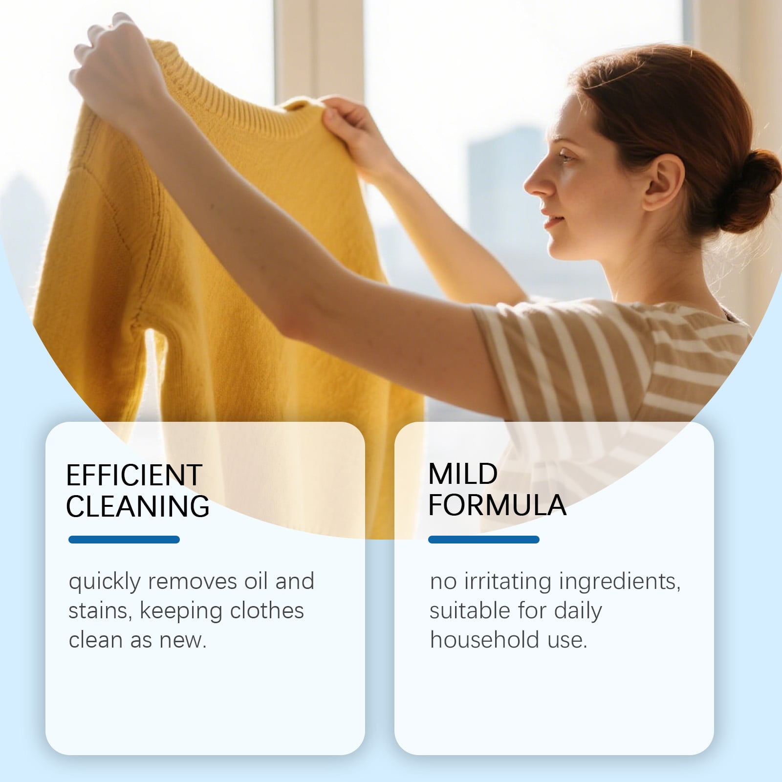 FHBVT Laundry Detergent Sheets&Efficient Stain Remover Mild Fast ...