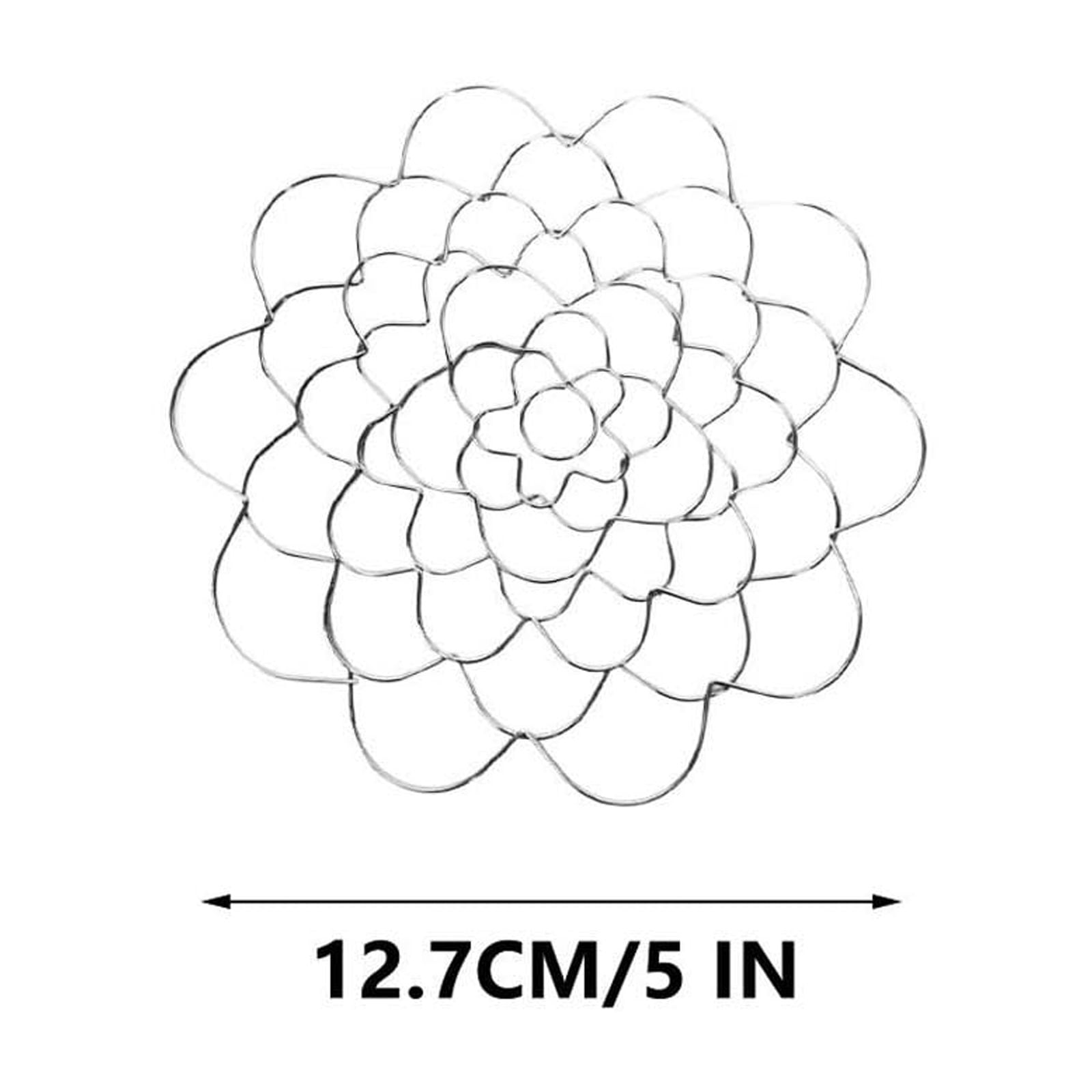 FHBVT Modern Iron Shaped Flower Arrangement Stand Metal Auxiliary Tool ...