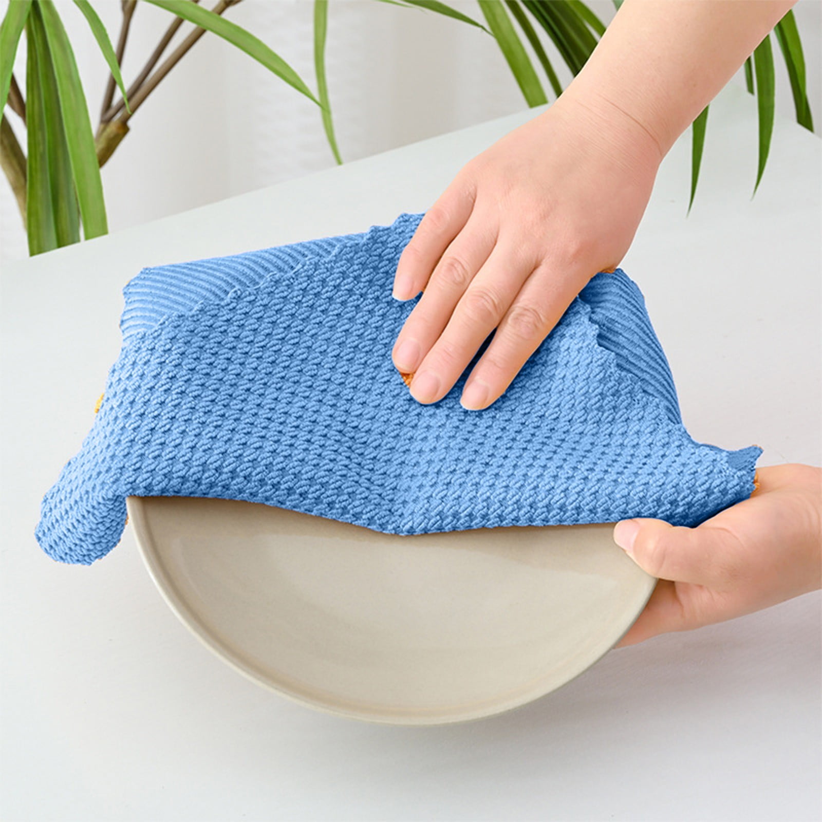 FHBVT Multi-Functional Kitchen Cleaning Cloth, 4-Pack Ultra-Fine Fiber ...