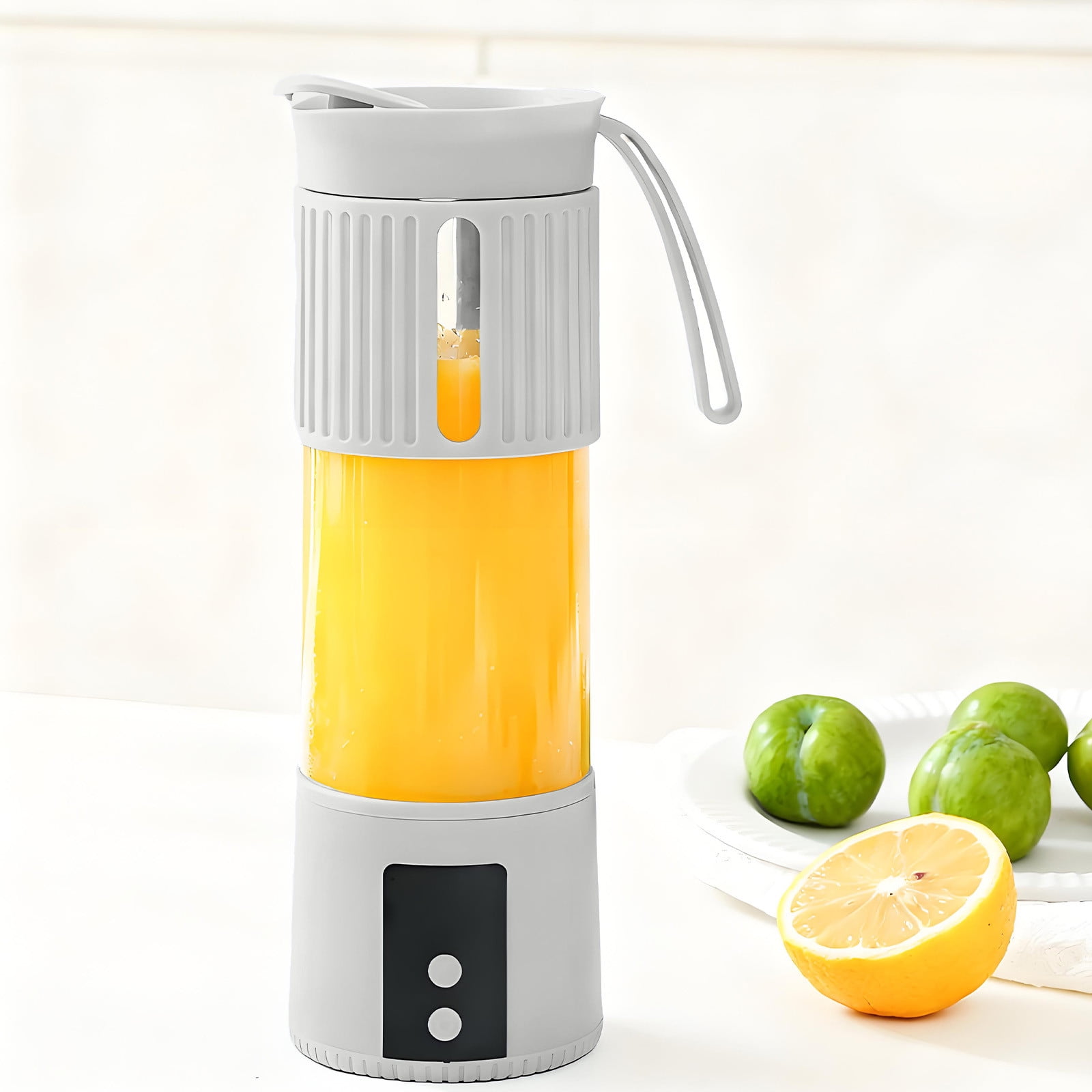 FHBVT Portable Electric Juicer Cup 12-Blade Stainless Steel Food-Grade ...
