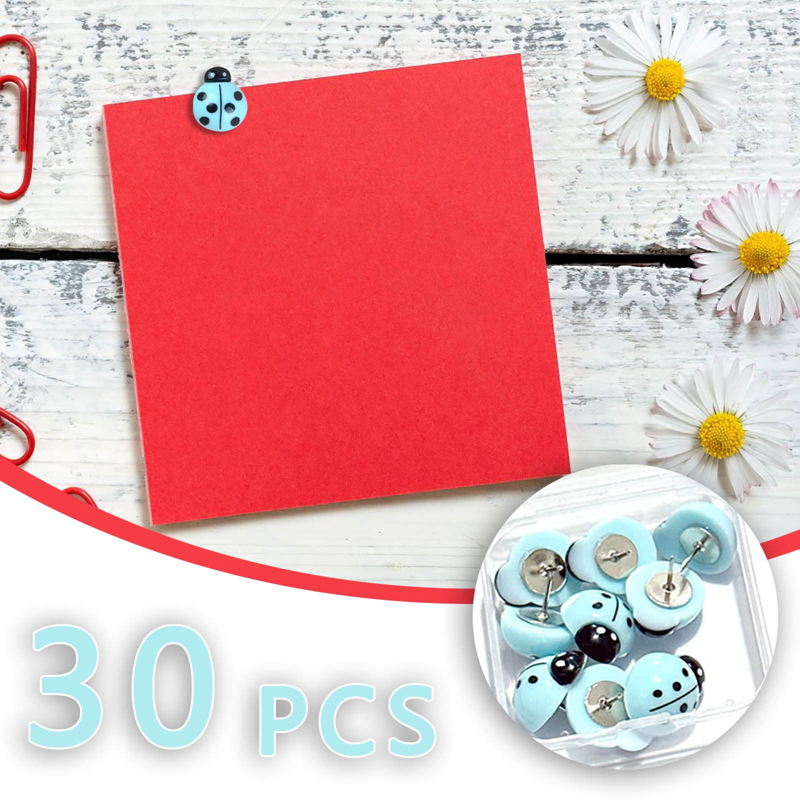 FHBVT Push Pins&Decorative Push Pins Note Fixing Photo Wall Decorative ...