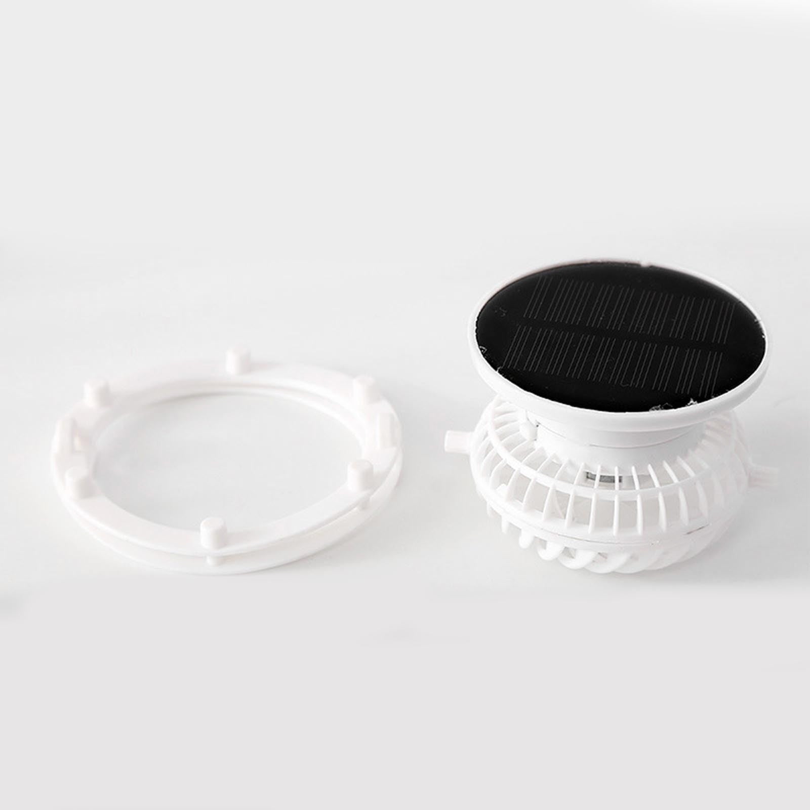 FHBVT Solar Fan Cap Accessory Removable Rotating Mini Fan USB ...