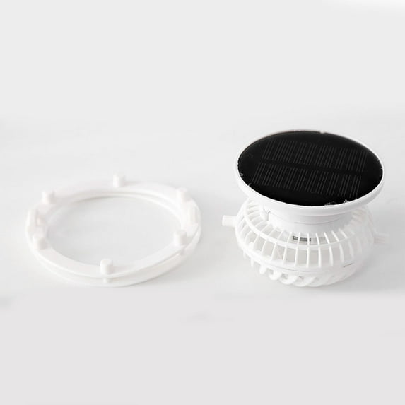 FHBVT Solar Fan Cap Accessory Removable Rotating Mini Fan USB ...