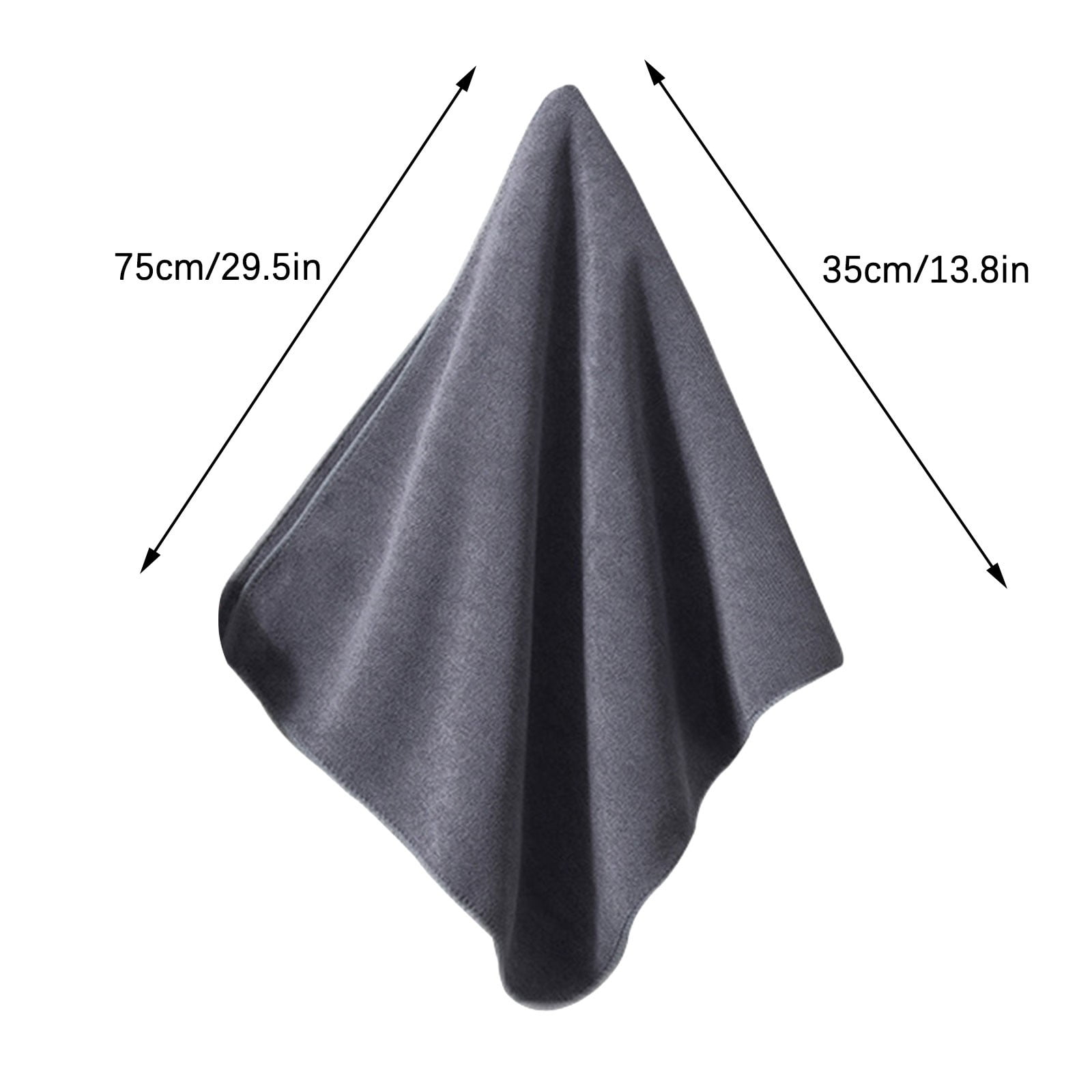 FHBVT Thickened Microfiber Car Wash Towel Double-Sided Absorbent Lint ...