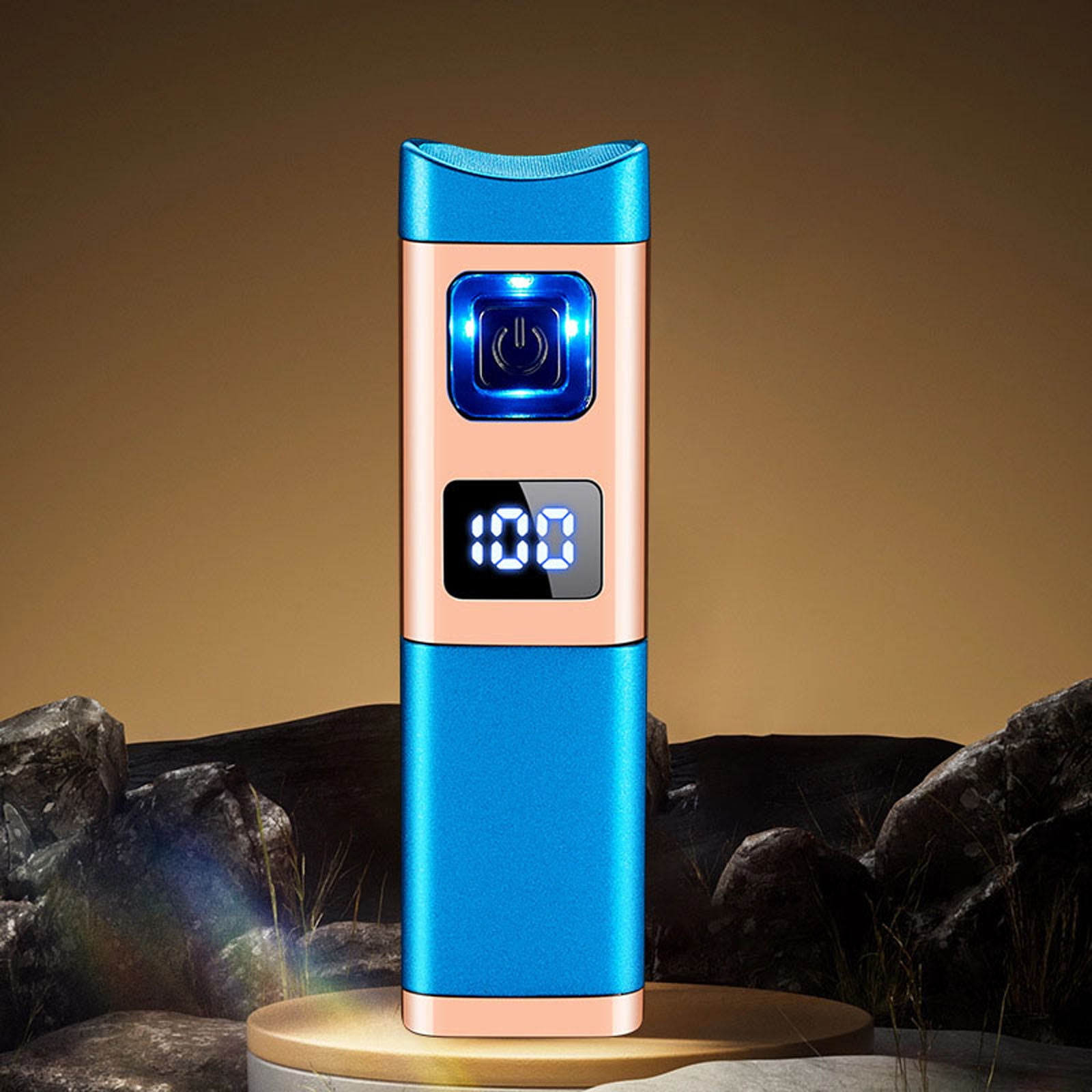 FHBVT Three-Flame Direct Blue Flame Lighter Gas Two-in-One Portable ...