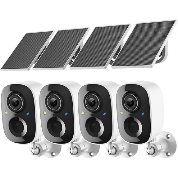 FHD Camera Outdoor Cameras for ,AI Human Detection, Alert,Color Night ...