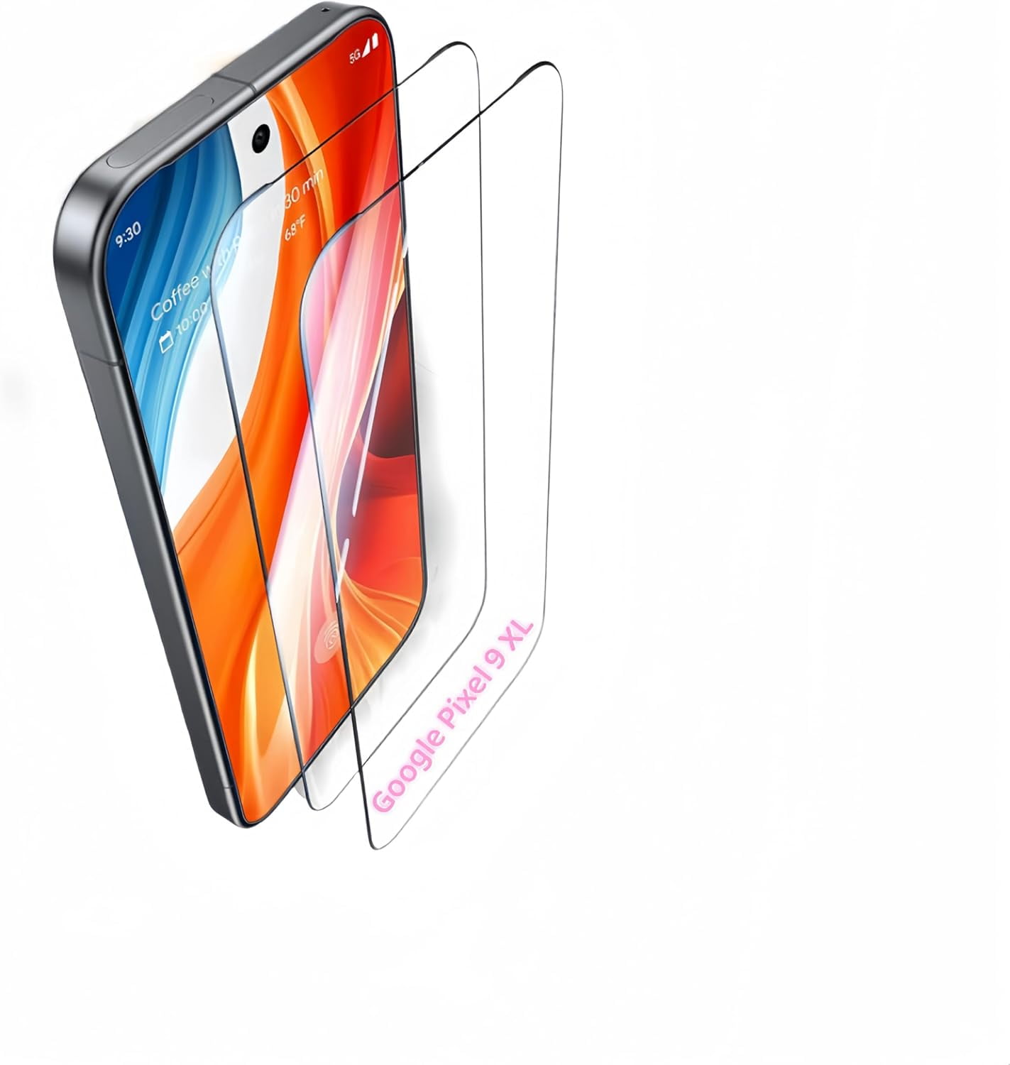 FHDFHD 【2 pack Google Pixel 9 XL Screen Protector,[HD][Eye protection ...