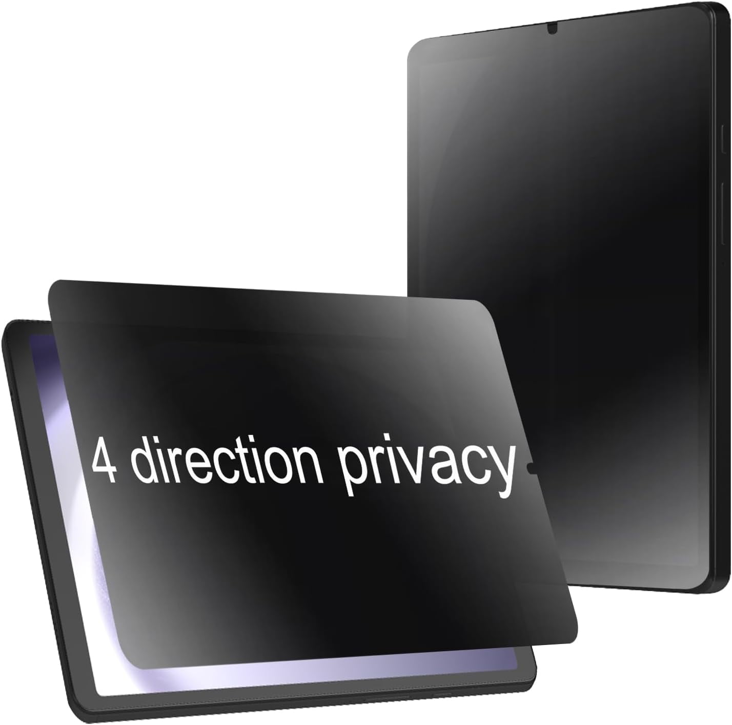 FHDFHD 360 Degree Matte Privacy Screen Protector For Samsung Galaxy Tab ...