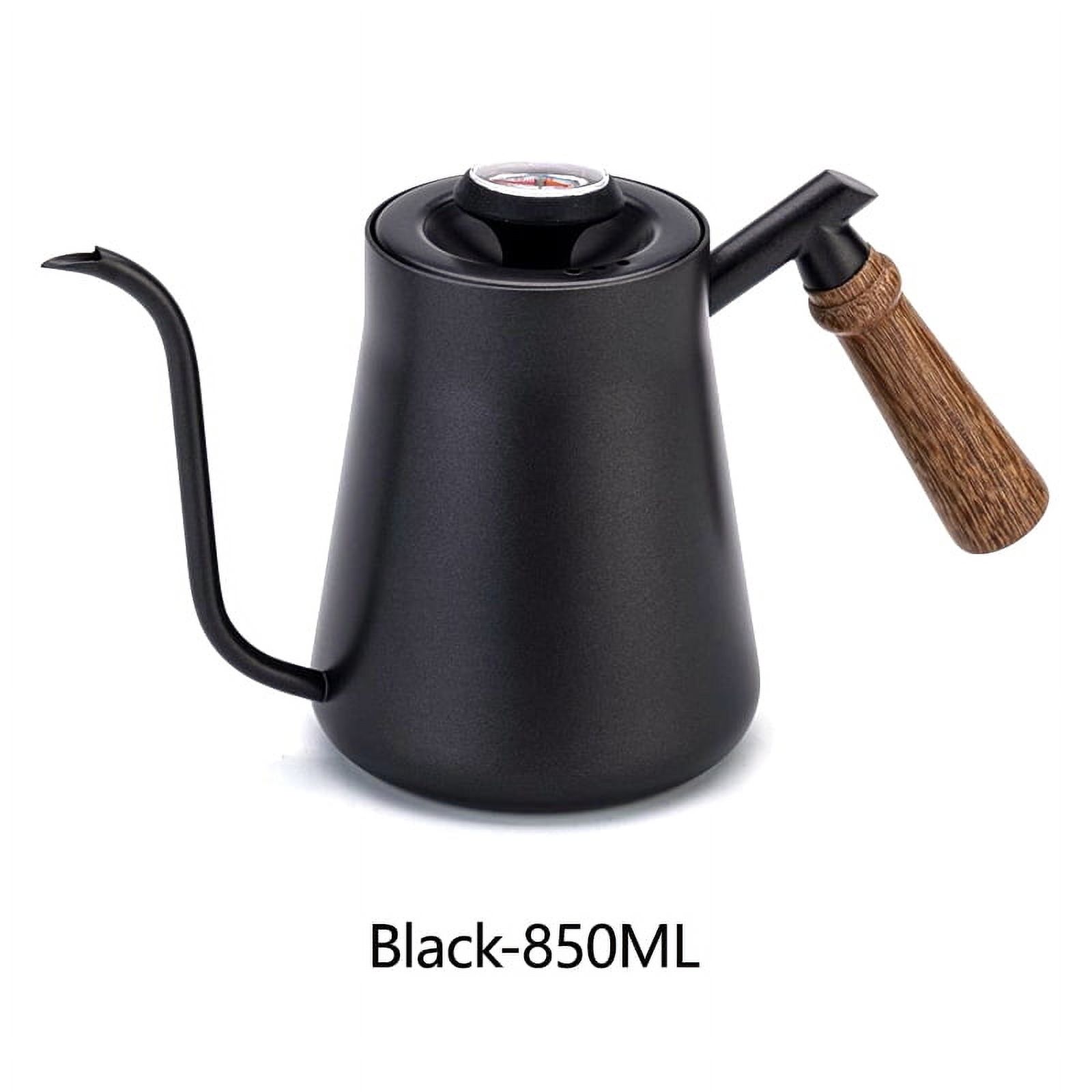 FHEAL Pour Over Coffee Kettle with Built-in Thermometer Stainless Steel ...
