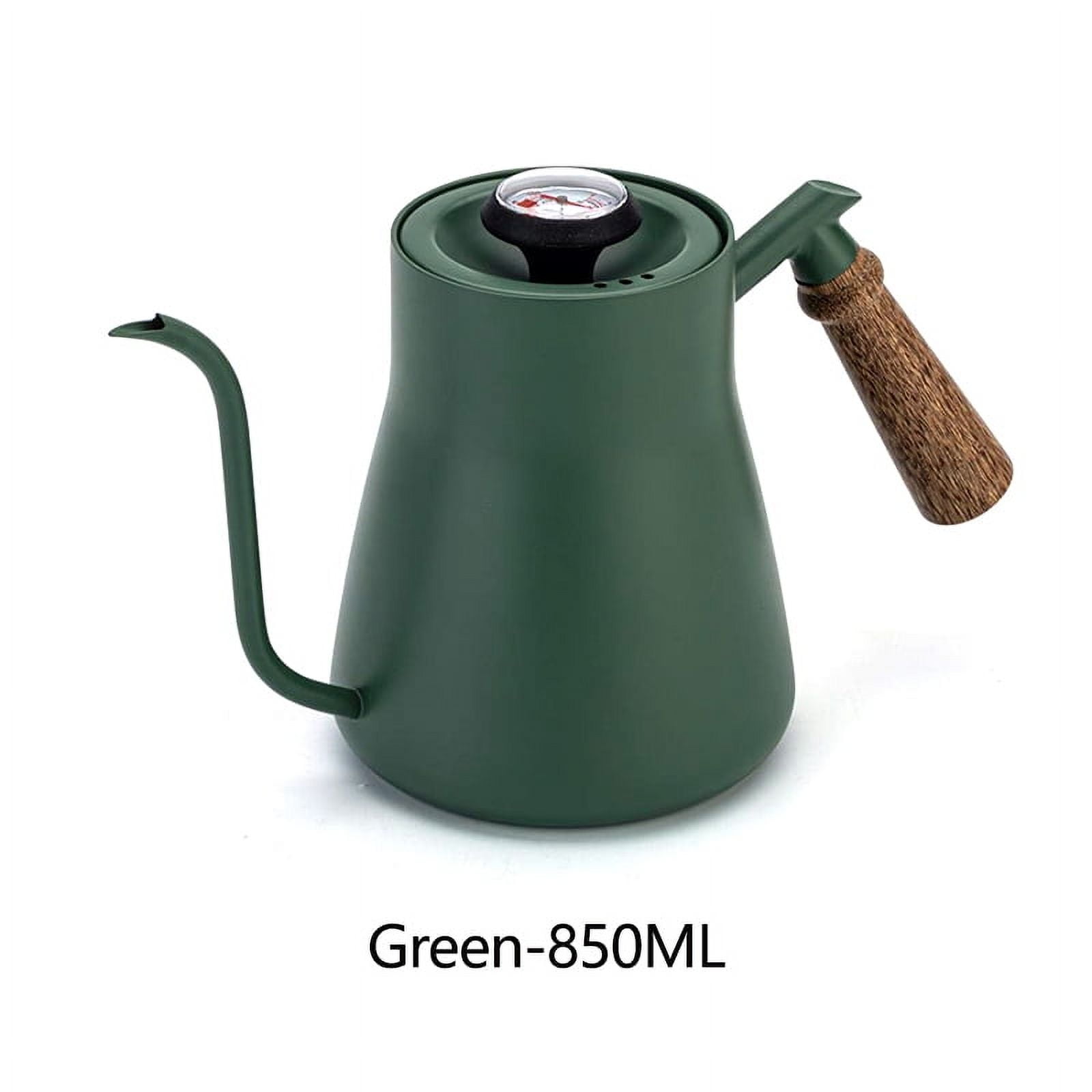 FHEAL Pour Over Coffee Kettle with Built-in Thermometer Stainless Steel ...