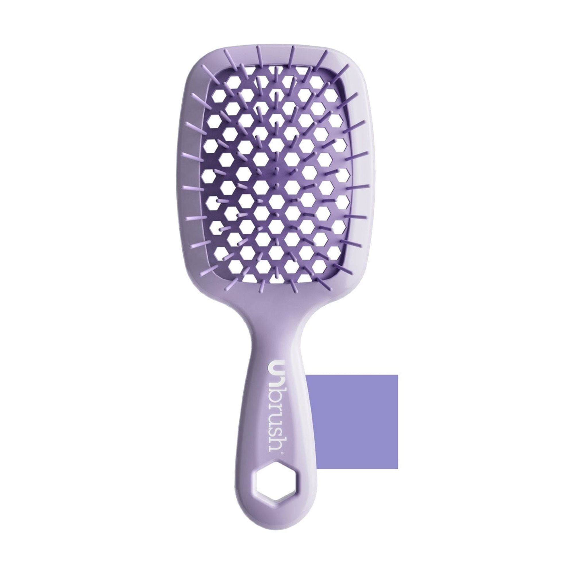 FHI Heat UNbrush Mini Detangling Brush, Lilac Light Purple, Travel Size ...