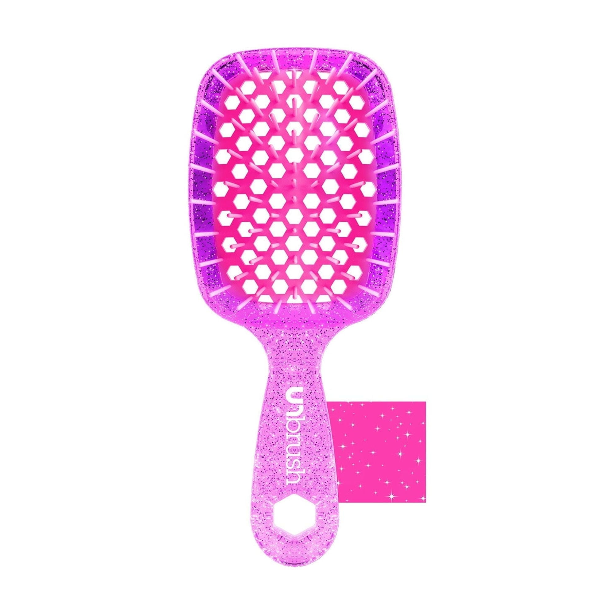 FHI Heat UNbrush Mini Detangling Brush, Rose Quartz Pink, Travel Size ...