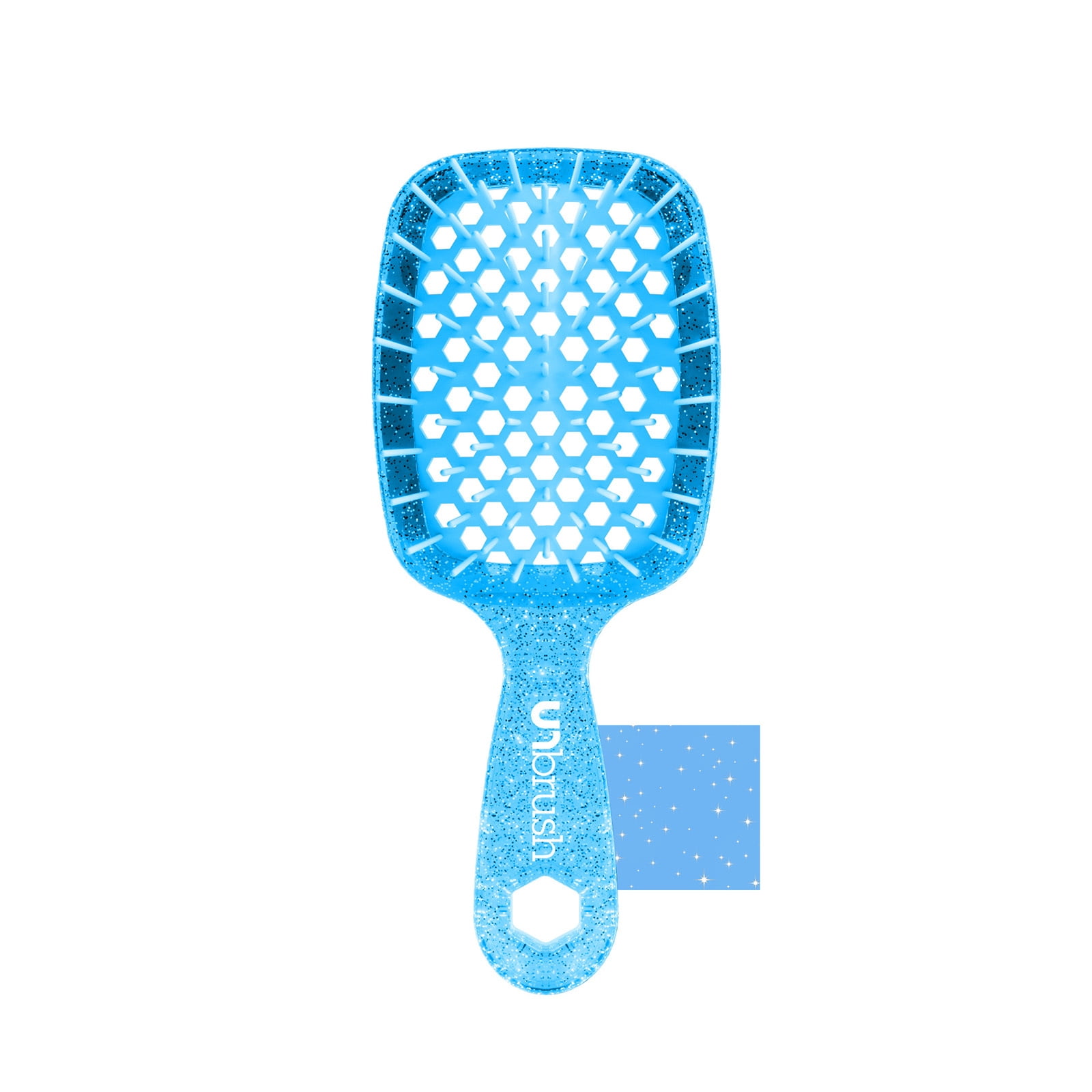 FHI Heat UNbrush Mini Detangling Brush, Sapphire Blue, Travel-Sized ...