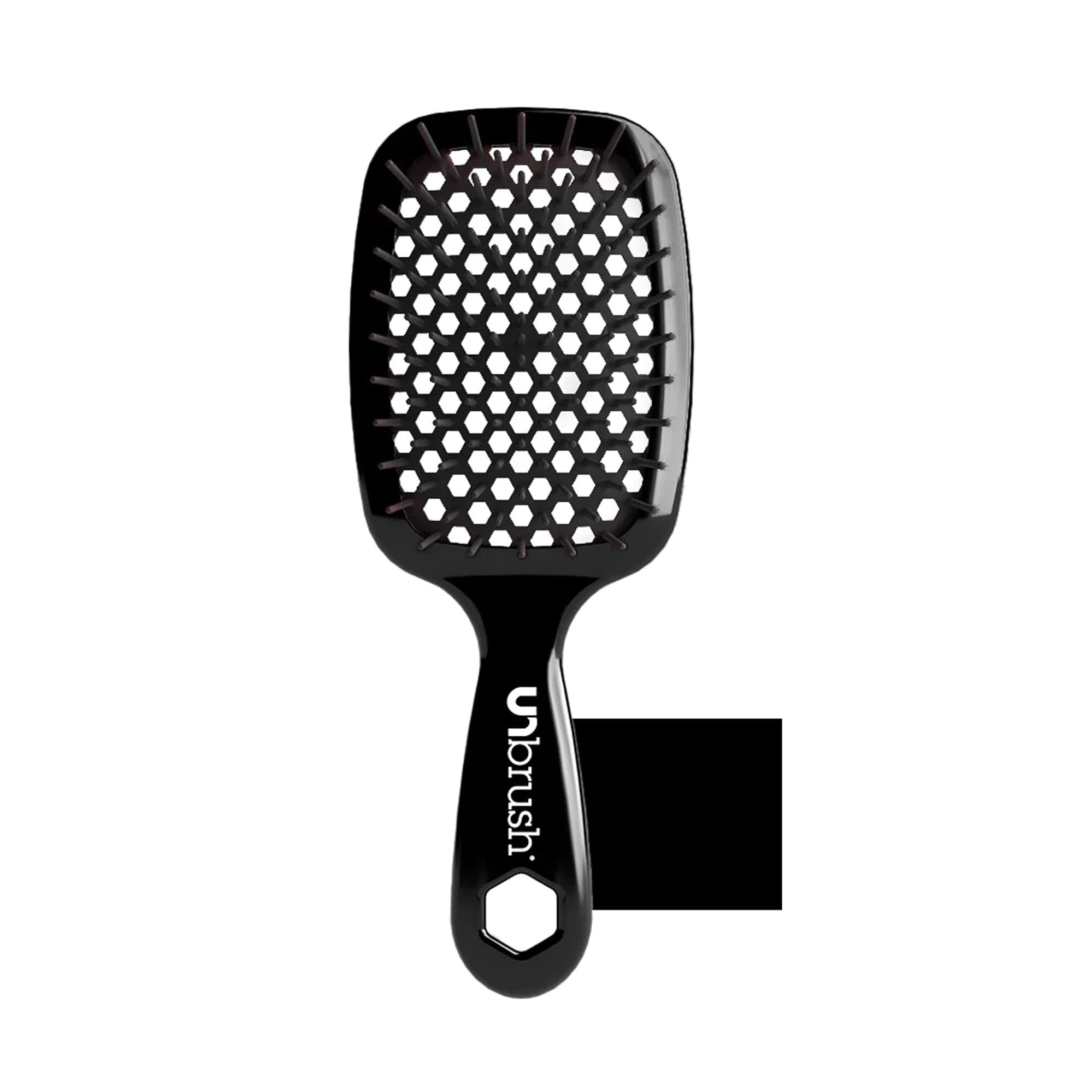 FHI Heat Detangling Hair Brush, Midnight Black, Vented Cushion, High ...