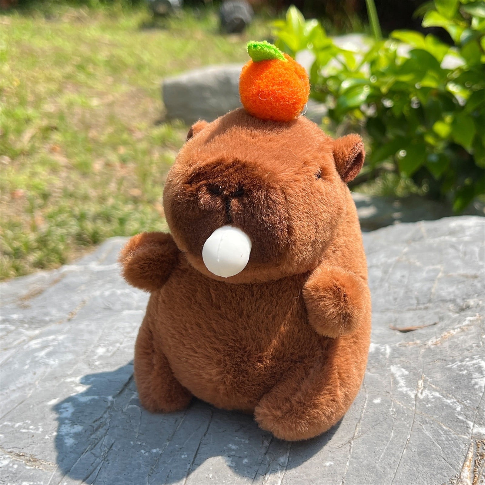 FHK Capybara Plush, 5.1" Capybara Stuffed Animals with Tennis hat ...
