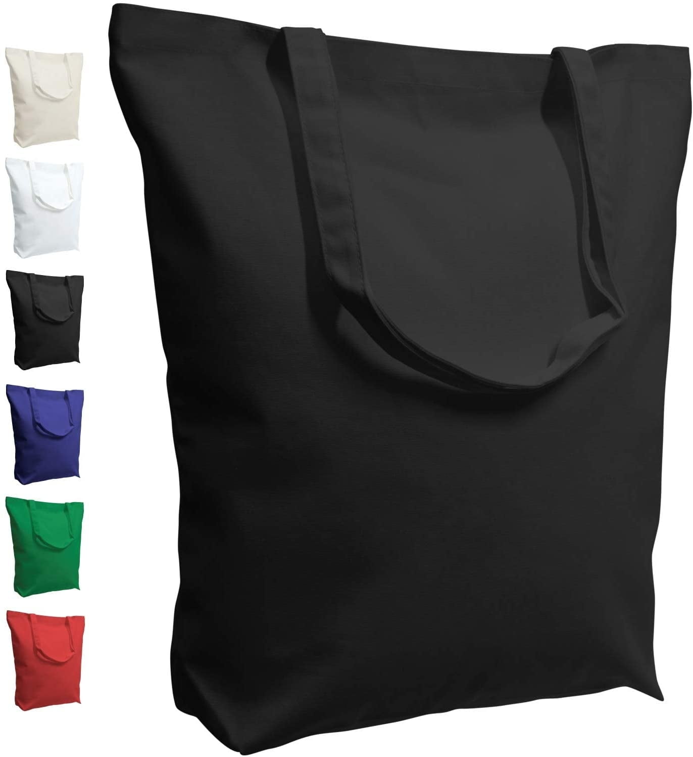 FHK Super Strong Large “16.14x14.56”" 10oz Cotton Canvas Tote Bag ...