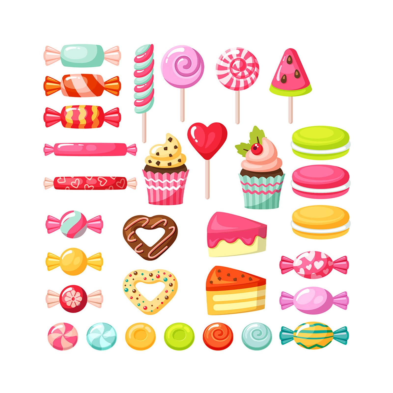 FHKOEGHS Stickers for Lap Top Puffy Stickers for Girls Dessert Candy ...