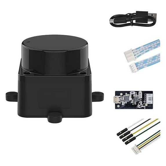 FHL-LD19 360 Degree 2D Lidar Distance Sensor Kit, 10Hz Scan Rate and ...
