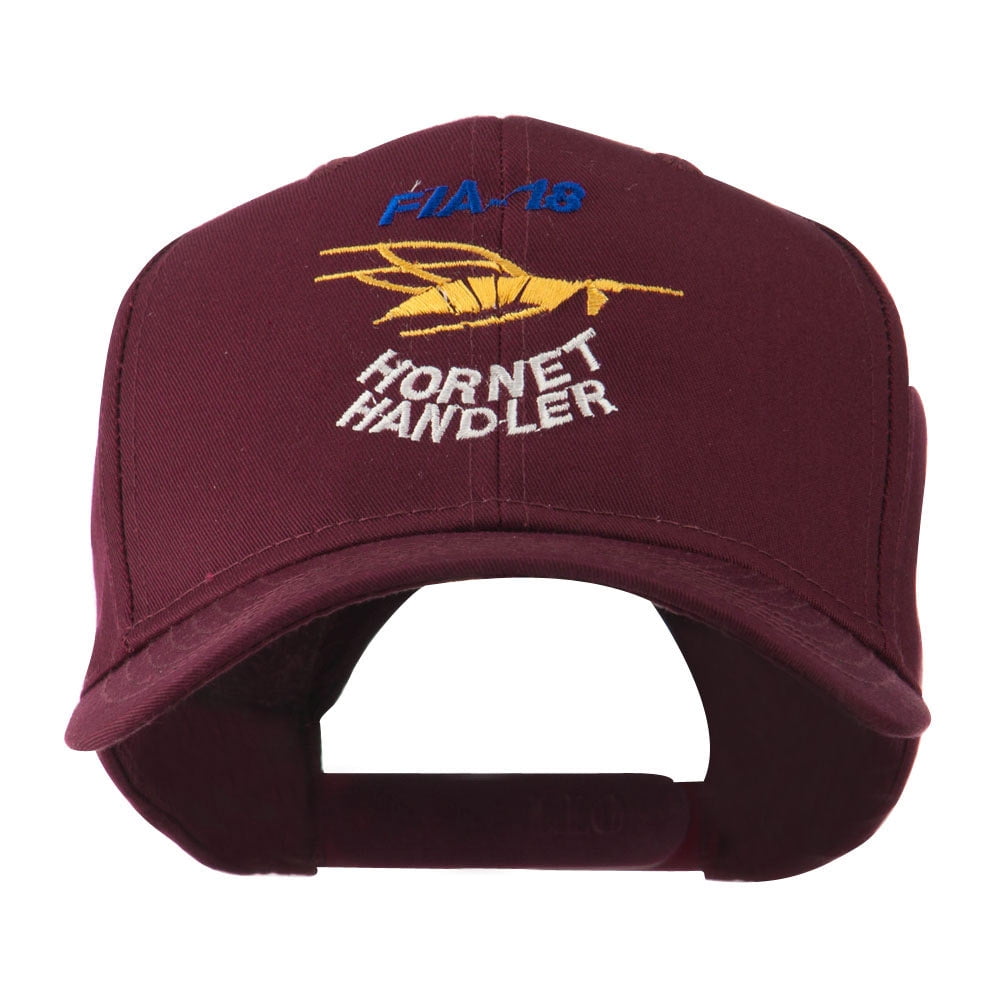 FIA 18 Hornet Handler with Image of a Hornet Embroidered Cap - Maroon ...