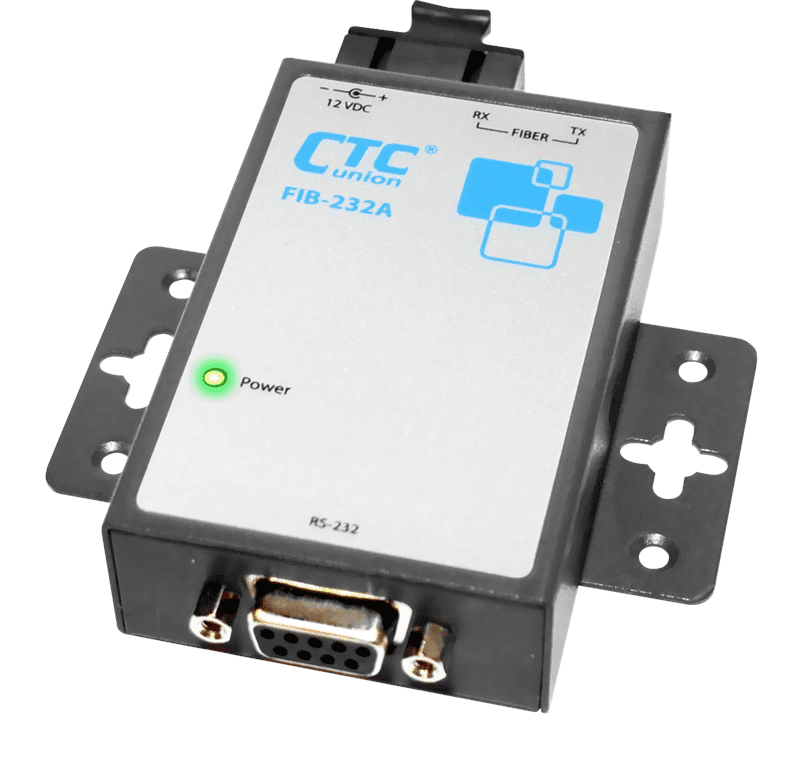 FIB-232A-SC002 - RS-232 over multimode fiber media converter, SC ...