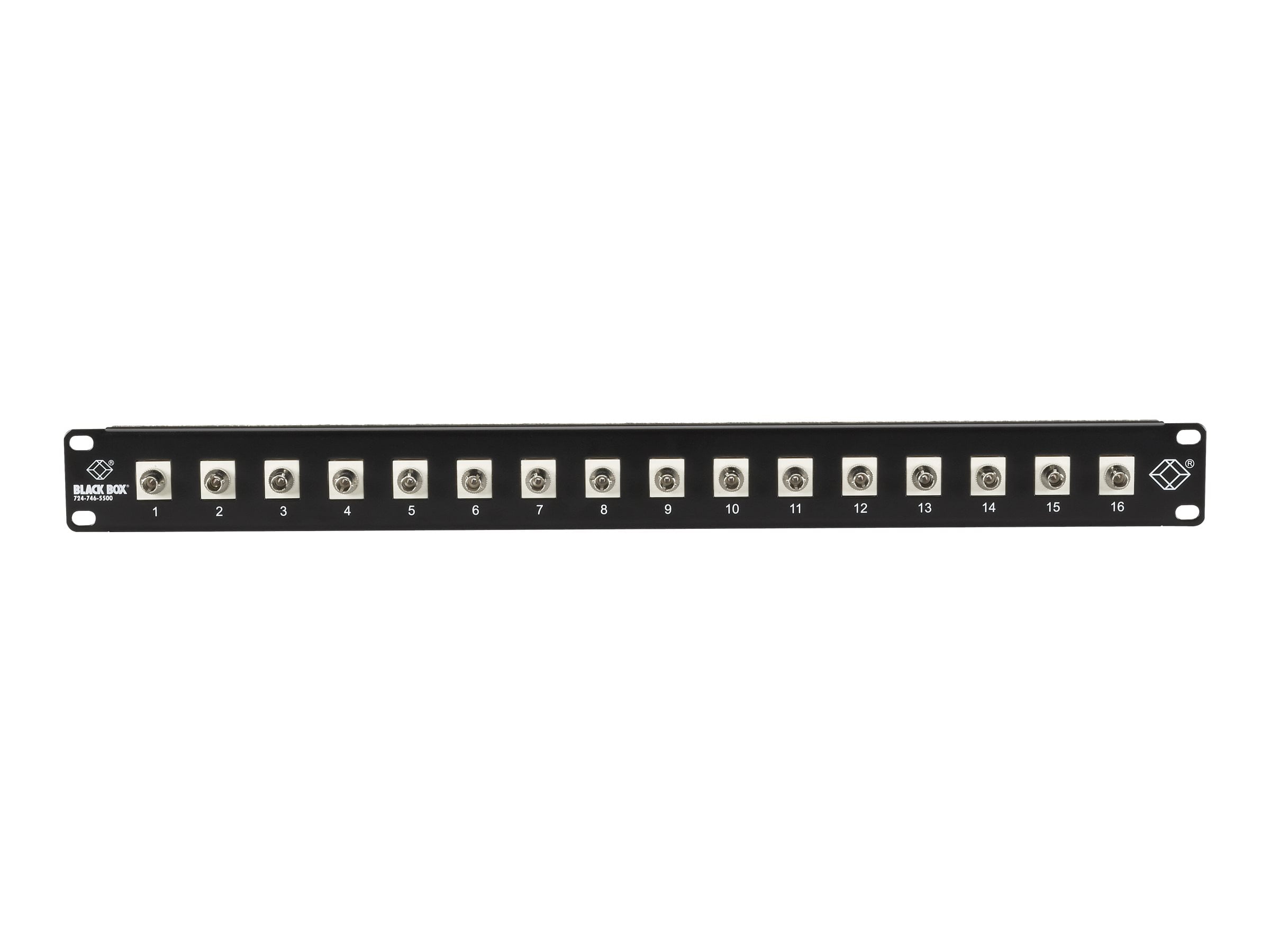 FIBER PATCH PANEL KIT 16 SIMPLEX ST ADAPTERS - Walmart.com