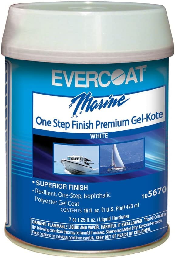 FIBERGLASS EVERCOAT ONE Step Finish Gel-KOTE PT - Walmart.com