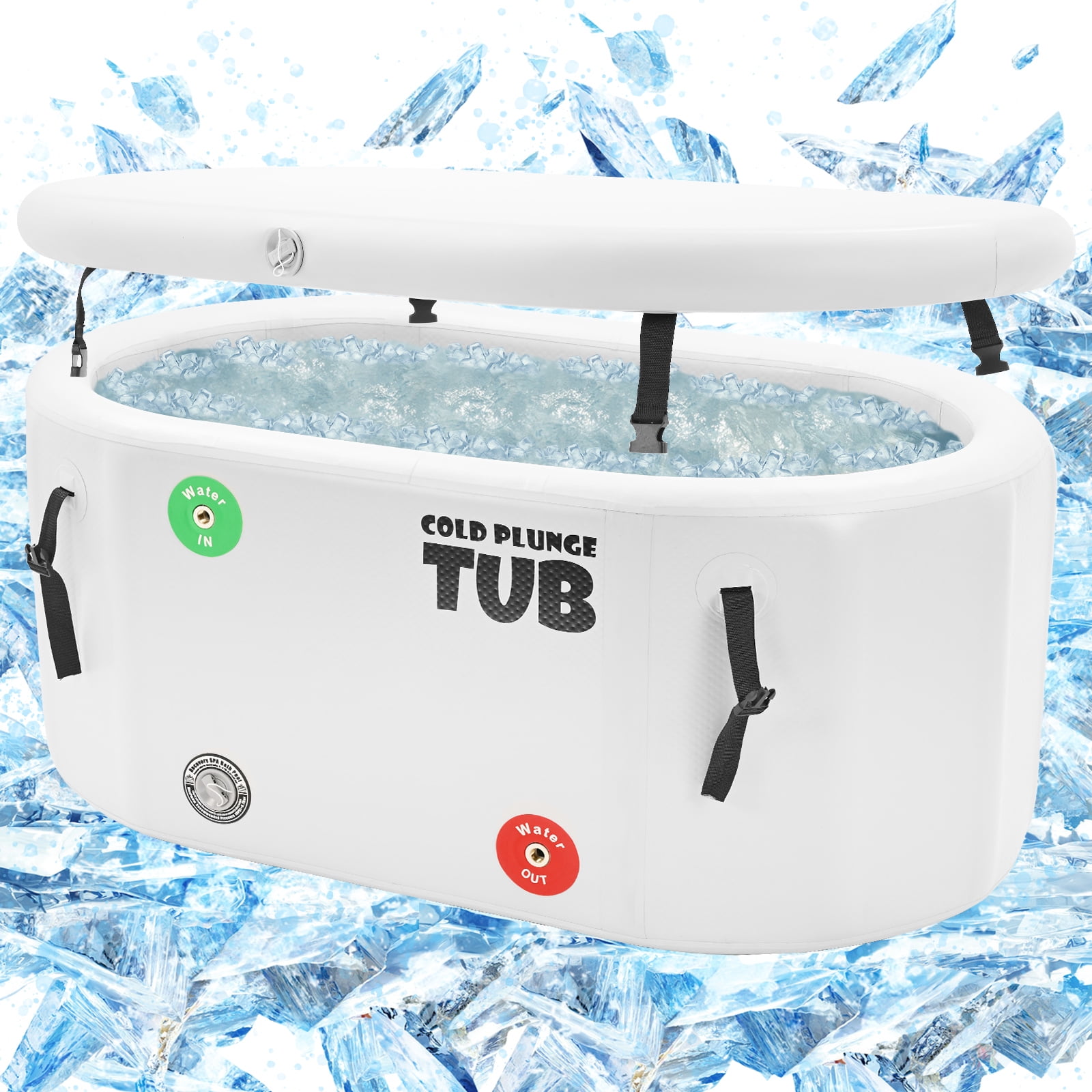 FICISOG 211 Gallons Inflatable Ice Bath Tub for Plus Size Adult ...