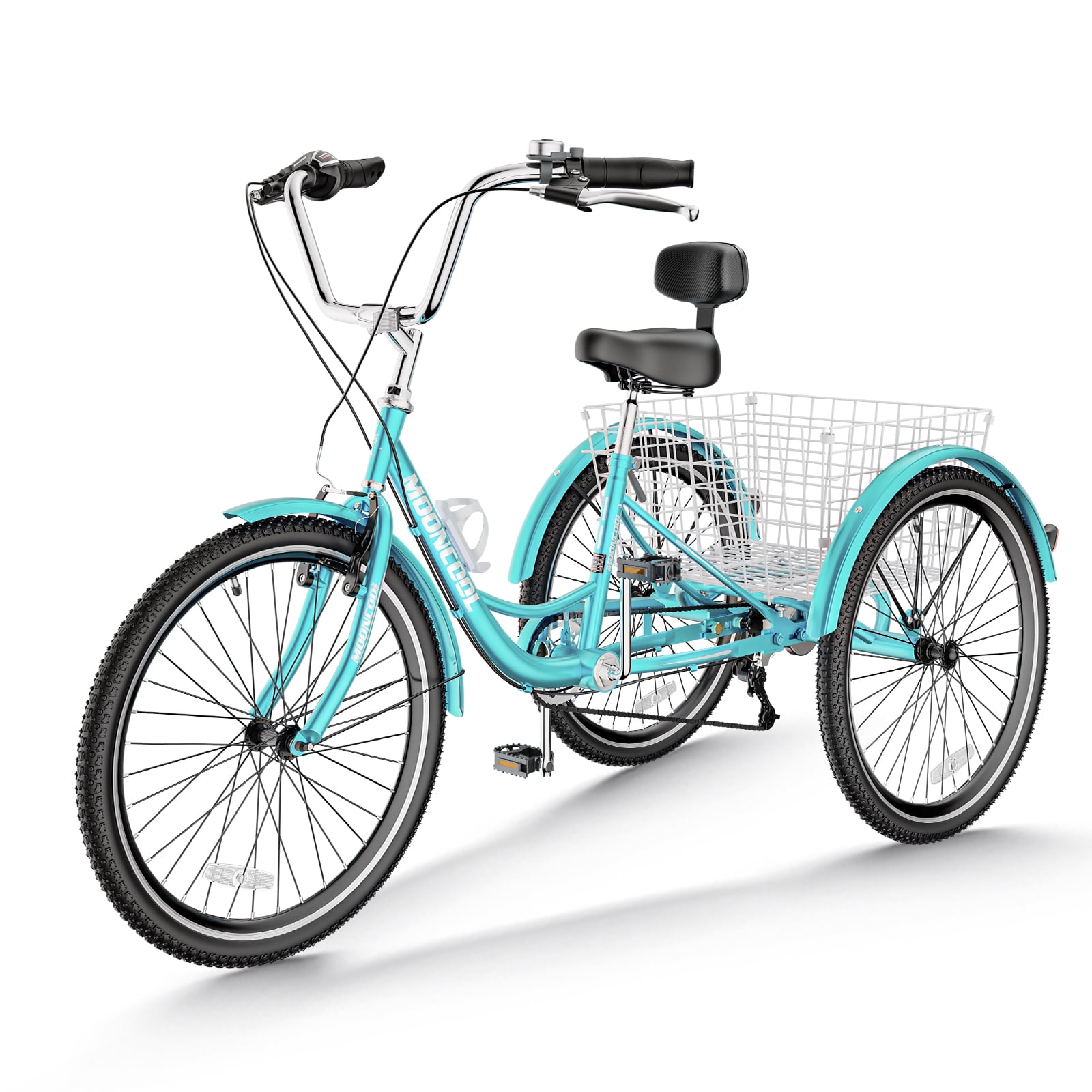 FICISOG 7 Speed Adult Tricycle for Men, 20/24/26 Inch Adult Trike with ...