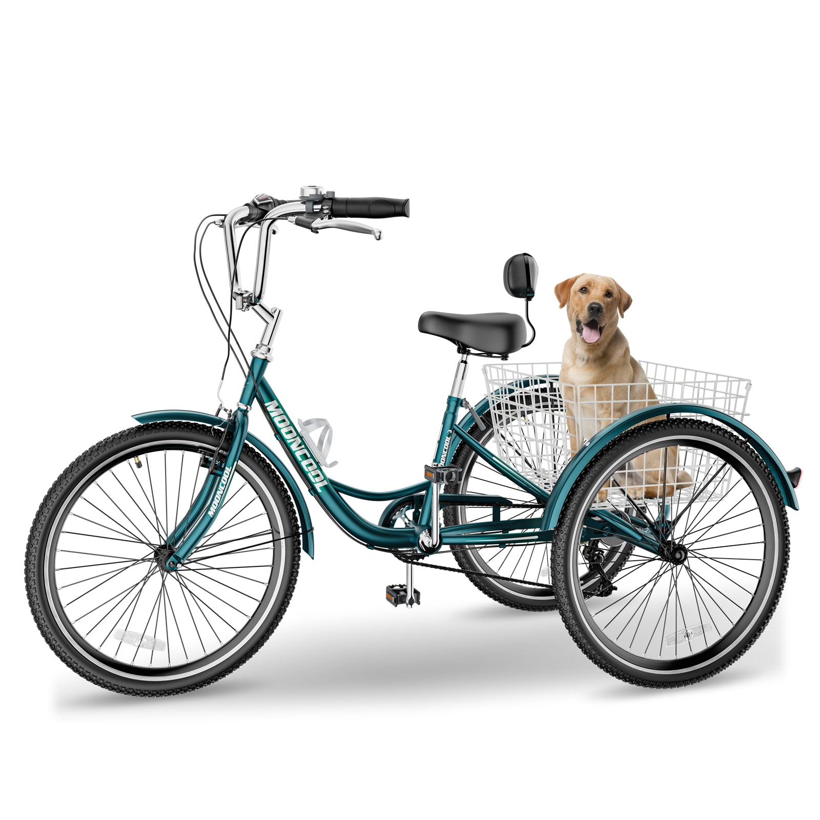 FICISOG 7 Speed Adult Tricycle for Men, 20/24/26 Inch Adult Trike with ...