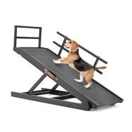 Lilypelle Foldable Pet Ramp for Small & Large dog,Adjustable Wood Dog ...