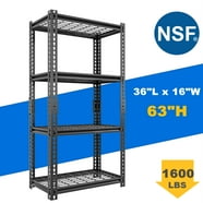 Free Shipping! BENTISM Storage Shelving Unit Garage Storage Rack 5-Tier ...