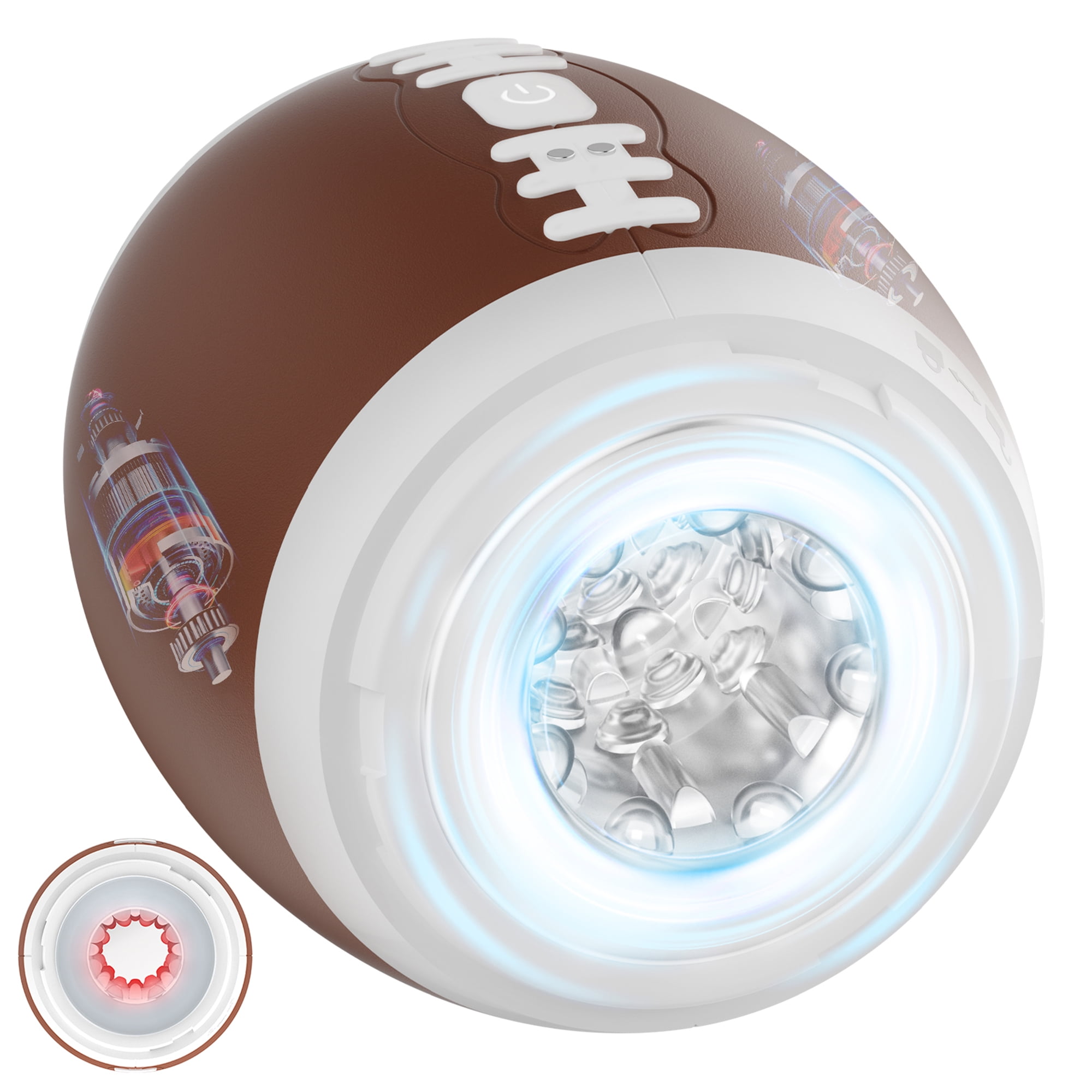 FIDECH Male Masturbator, Automatic Male Sex Toys with 12 Vibrations and ...