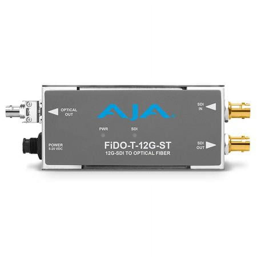 FIDO-T-12G-ST 1-Channel 12G-SDI to Single Mode ST Fiber Transmitter ...
