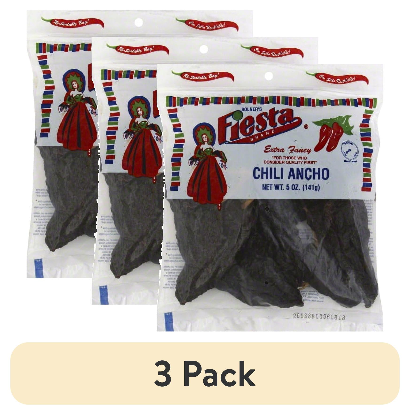 (3 pack) FIESTA, CHILI PodS ANCHO, 5 oz, (Pack of 12) - Walmart.com