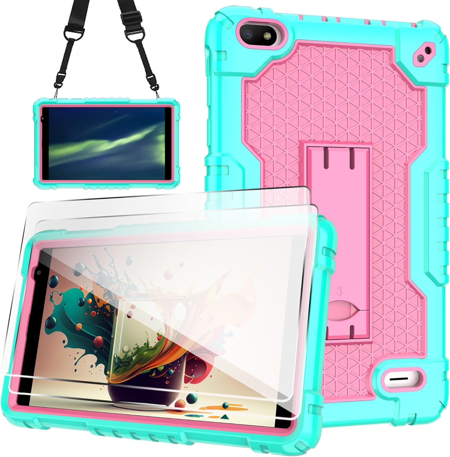 FIEWESEY Case for BLU M8L 2022,BLU M8L Plus 8 inch tablet - [Built-in ...