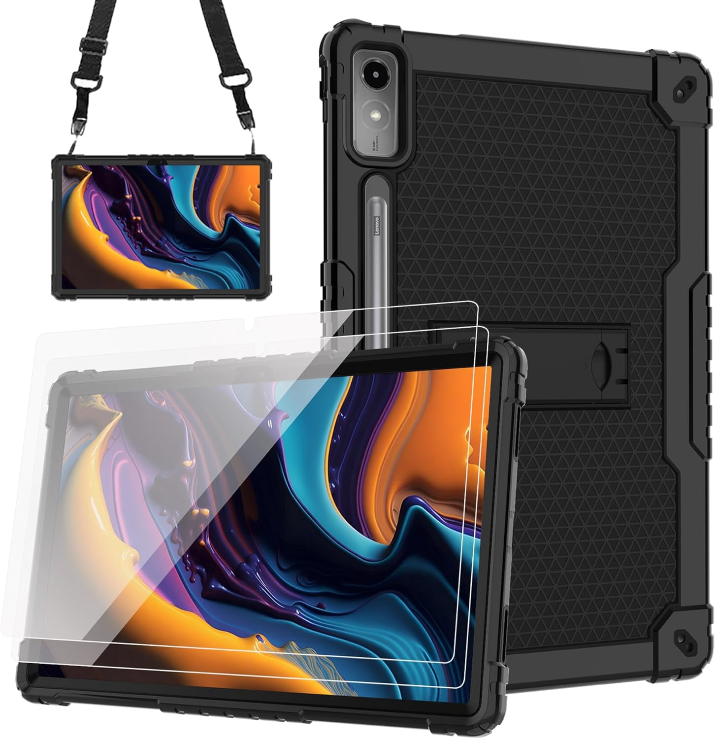 FIEWESEY Case for Lenovo Tab P12 12.7 Inches Tablet Case, Shockproof ...