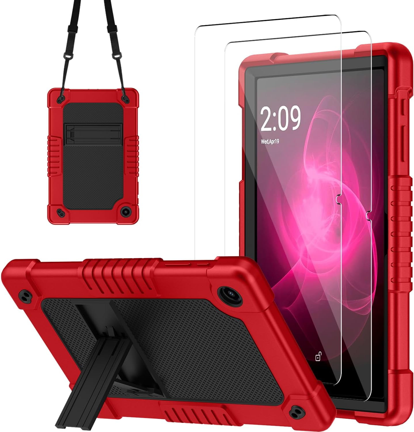 FIEWESEY Case for T-Mobile REVVL Tab 2 10.1" Tablet Kids Friendly Soft ...