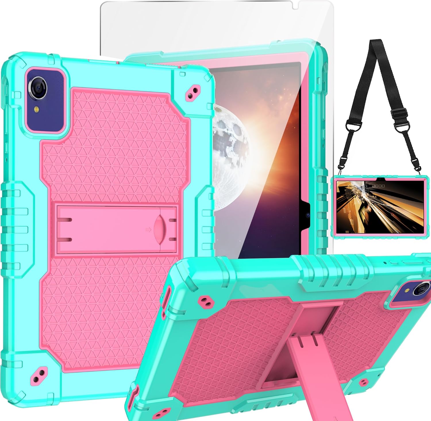 FIEWESEY Case for VORTEX T10/ T10M 10.1 inch Tablet Hybrid Shockproof ...