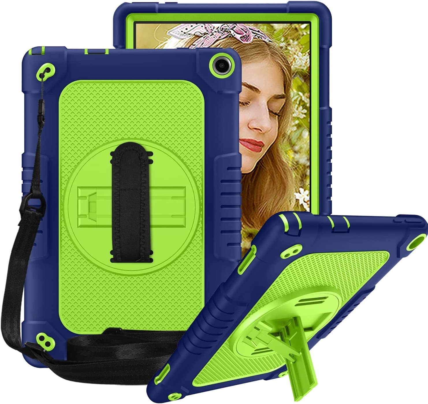 FIEWESEY Heavy Duty Case for ONN 10.1 Inch Gen 3 2022 Tablet, 360 ...