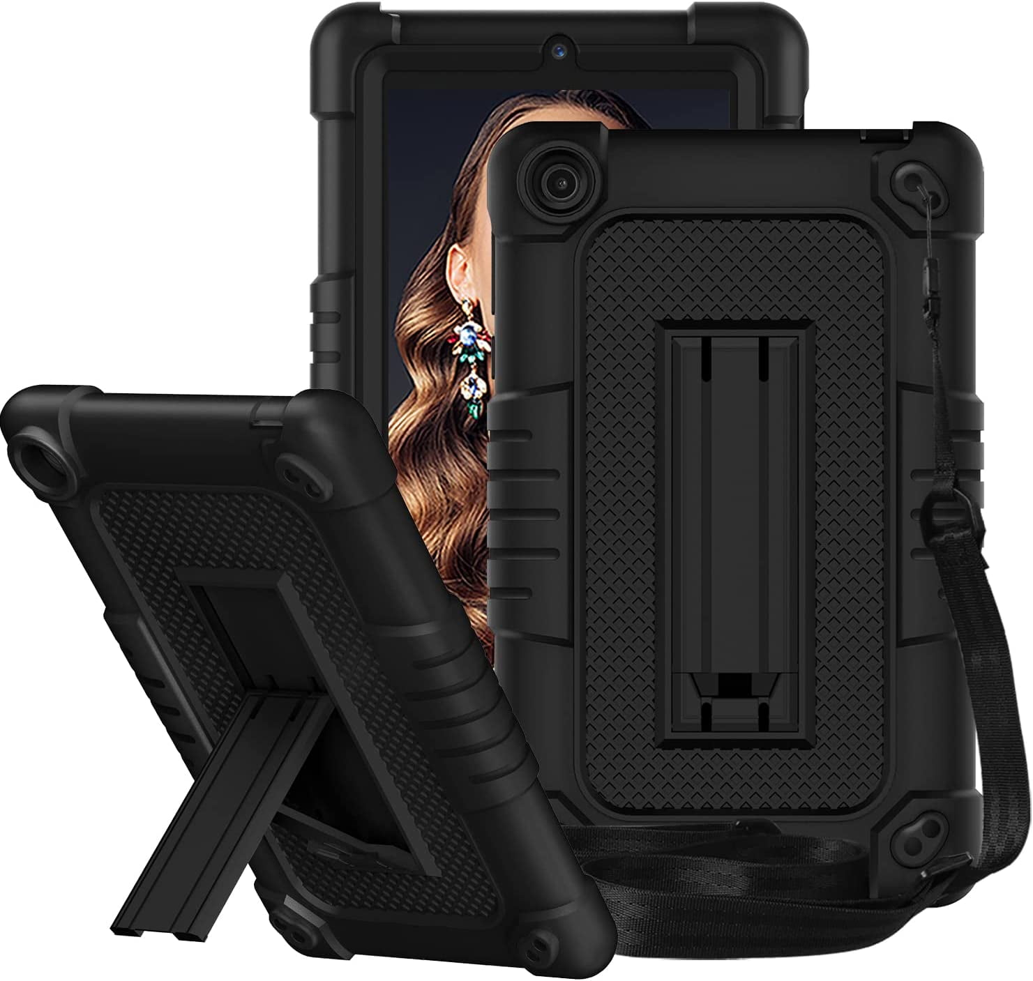 FIEWESEY Rugged Case for ONN 7 Inch Gen 3 Tablet(Model:100071481 ...