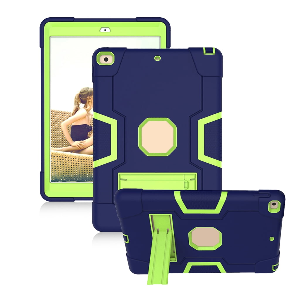 FIEWESEY For New iPad 10.2 Case 2021,Hybrid Shockproof Rugged Anti ...